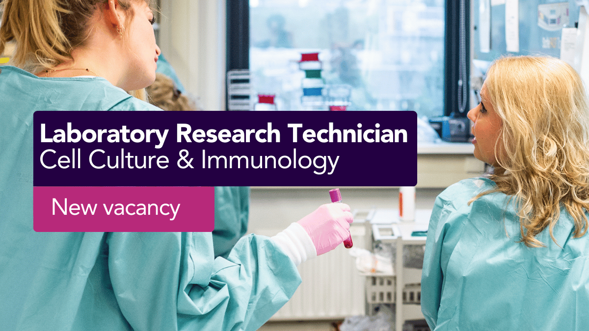 Laboratory Research Technician – Cell Culture & Immunology - Pan Cancer T